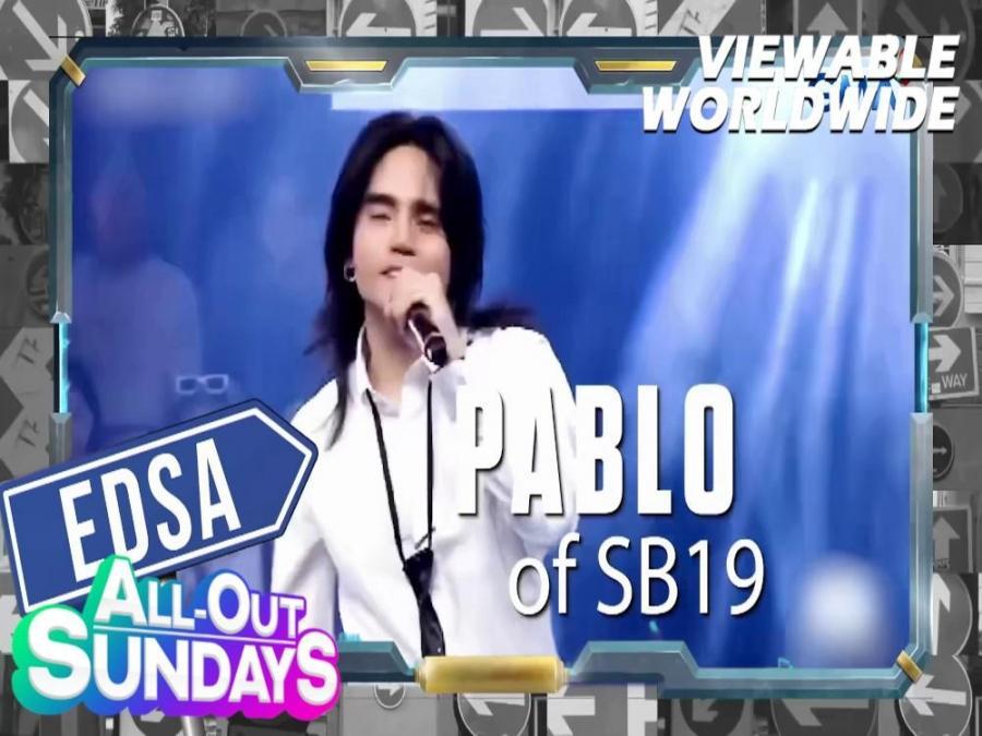 All-Out Sundays: SB19 Pablo performs "EDSA" in AOS stage! | GMA ...