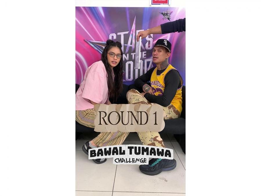 Stars on the Floor: Faith and Zeus play 'Bawal Tumawa' challenge ...