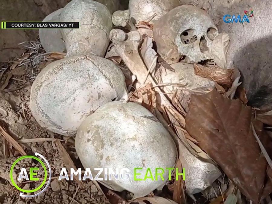 Amazing Earth: A cave full of human skulls and skeletons?! | GMA ...