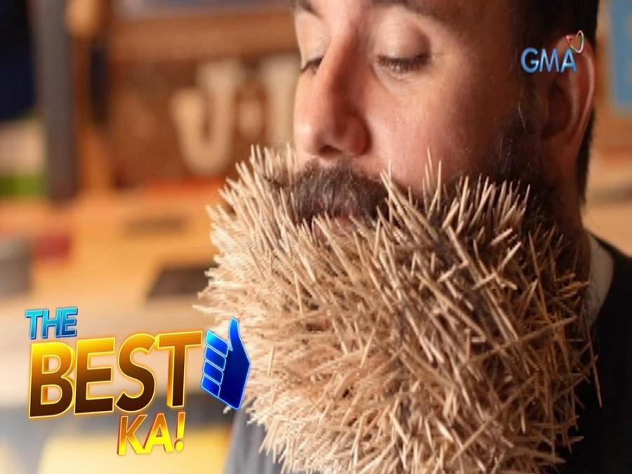 The Best Ka!: Tatlong libong toothpicks, itinusok sa balbas ng isang ...