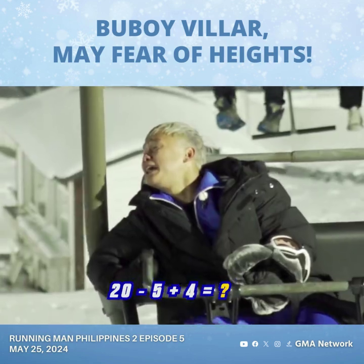 Running Man Philippines 2: Buboy Villar, may fear of heights! (Episode ...