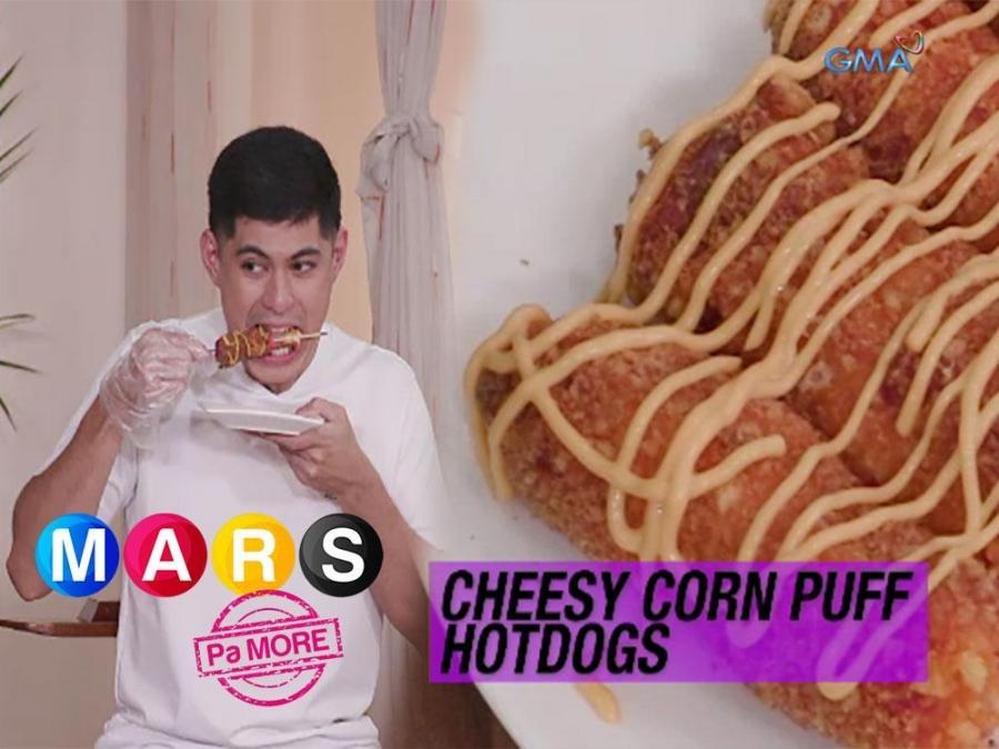 Mars Pa More: Cheesy Corn Puff Hotdogs of Kapuso Hunks! | Mars Masarap ...