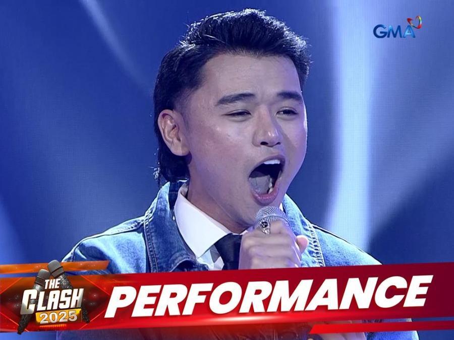 The Clash 2025: Vilmark Viray captivates with his performance of A Song ...