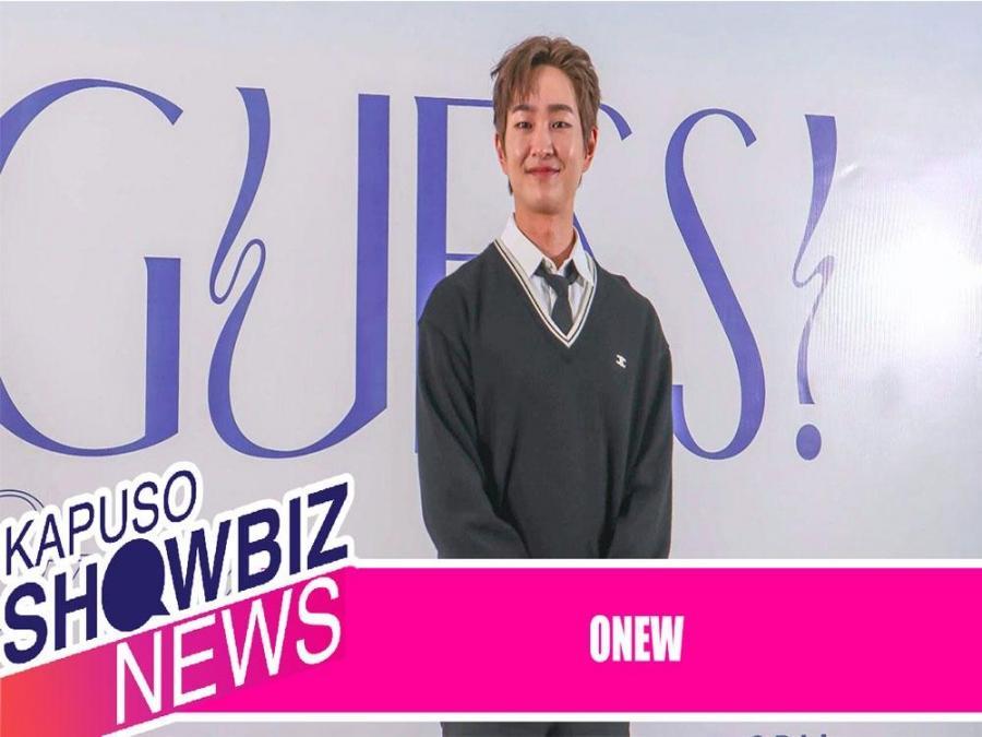 Kapuso Shorts: SHINee's Onew meets the PH media during his 'GUESS ...