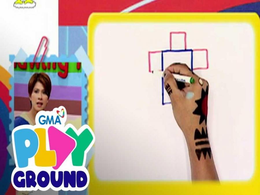 Art Angel: Pintado, nagdrawing gamit lamang ang mga hugis na rectangle ...