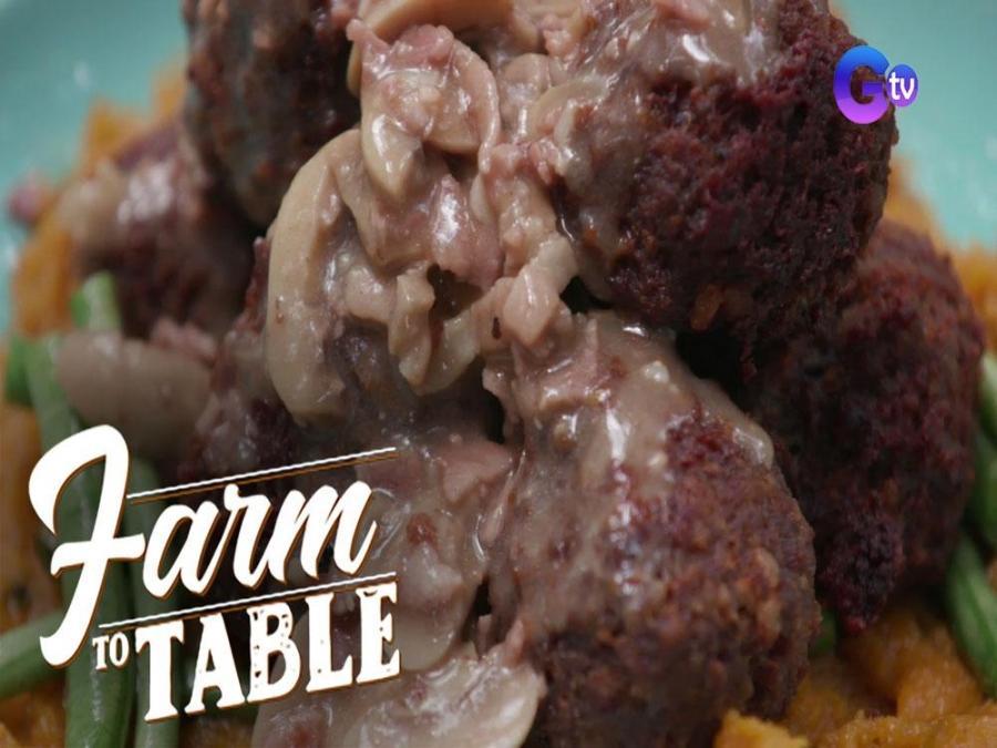 How to Make Meatballs with Mashed Kalabasa | Farm To Table