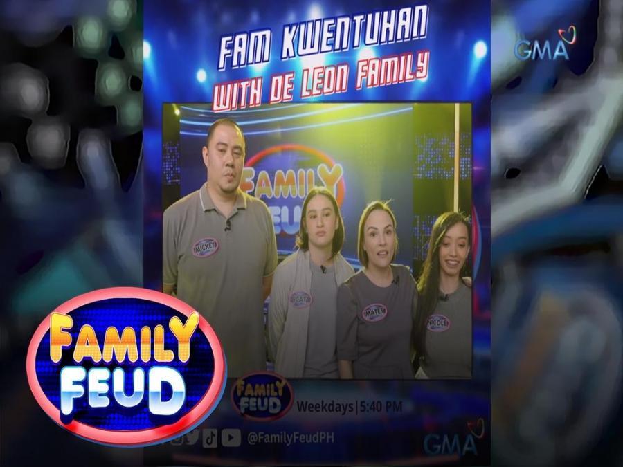 Family Feud: Matet De Leon, nadalian sa Fast Money round? (Online ...