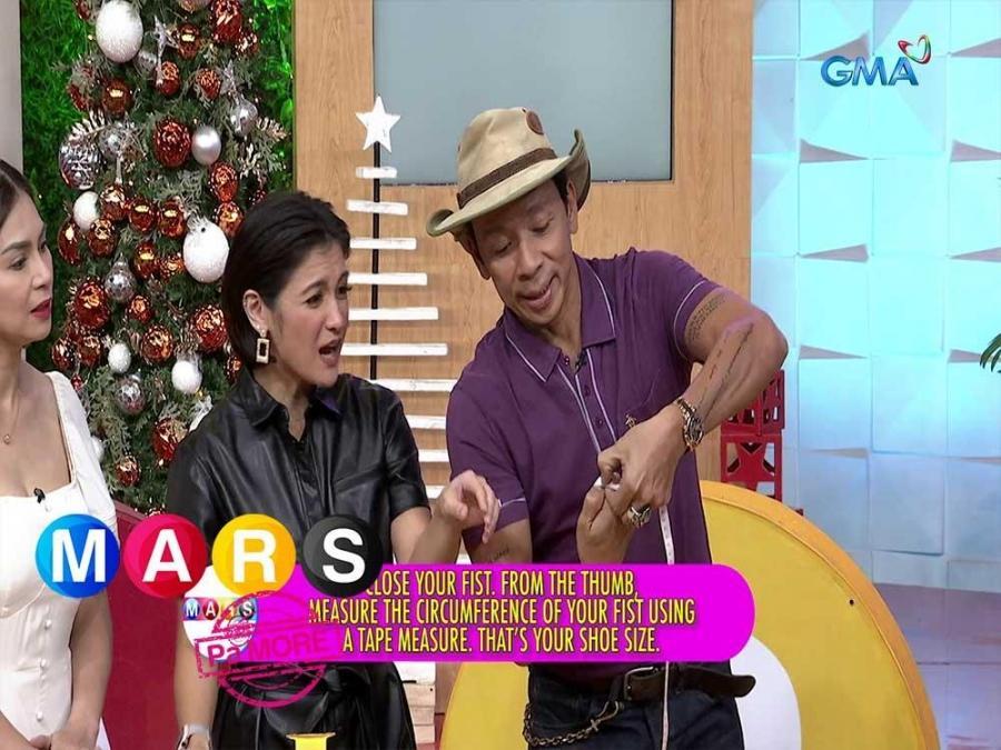 Mars Pa More: How to measure your feet with your fist, the Kuya Kim way ...