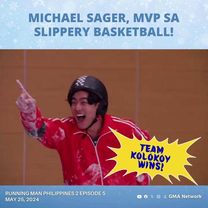 Running Man Philippines 2: Michael Sager, MVP sa slippery basketball ...