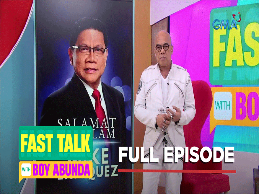 Fast Talk with Boy Abunda: Paalam, Booma - The Mike Enriquez Tribute ...
