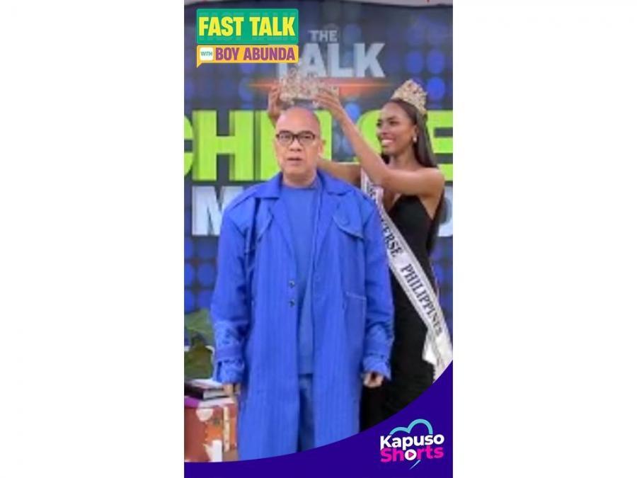 Miss Universe PH 2024 Chelsea Manalo, kinoronahan si Tito Boy! #shorts ...