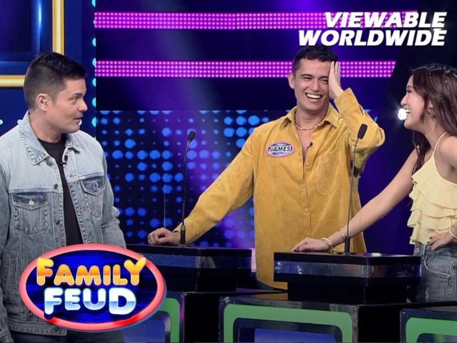 Family Feud: MALAKAS NGUNIT KINULANG SI JAMES REID AT TEAM CAREBEARS ...