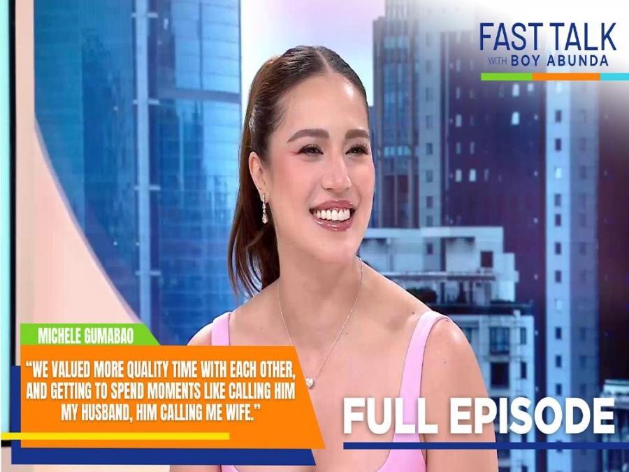 Fast Talk with Boy Abunda: Michele Gumabao officially starts her married life! (Full Episode 610 ...