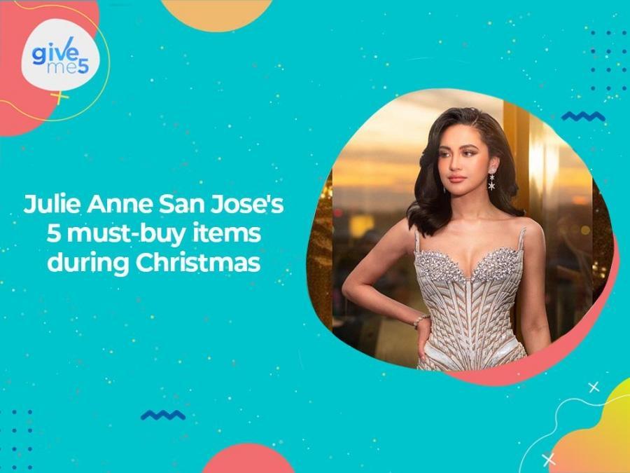 Give Me 5: Julie Anne San Jose's must-buy items during Christmas season ...