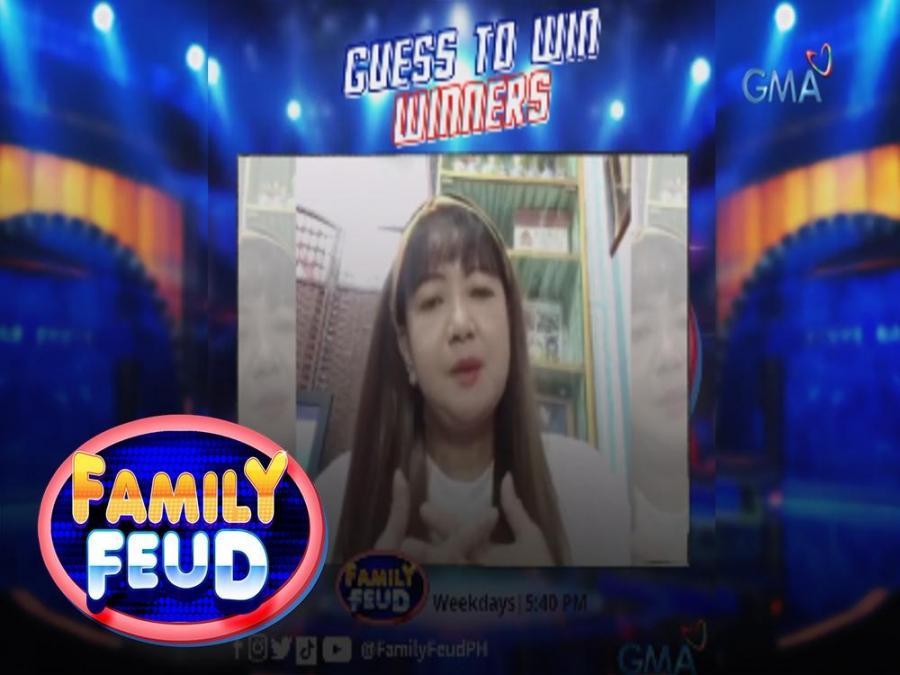 Family Feud: Message from 'Guess To Win Promo' winners (Online ...