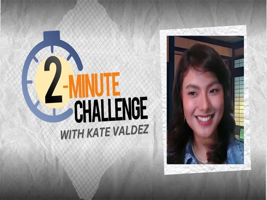 Kapuso Web Specials: 2-minute Challenge with Kate Valdez | GMA ...