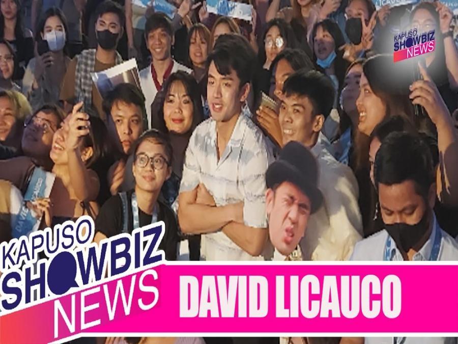 Kapuso Showbiz News: David Licauco, naka-bonding ang fans sa 'Without You' special screening ...