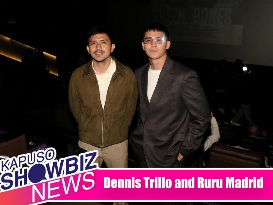 Kapuso Showbiz News: Dennis Trillo at Ruru Madrid, pinasalamatan ang buong team ng 'Green Bones ...