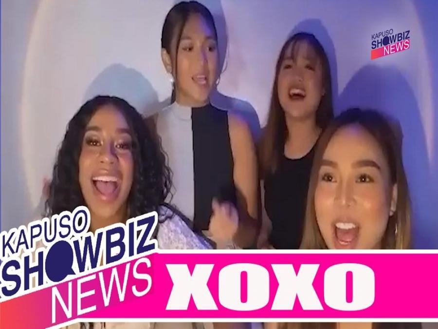 Kapuso Showbiz News: P-pop girl group XOXO, na-challenge sa recording ng 'GLNG' | GMA Entertainment