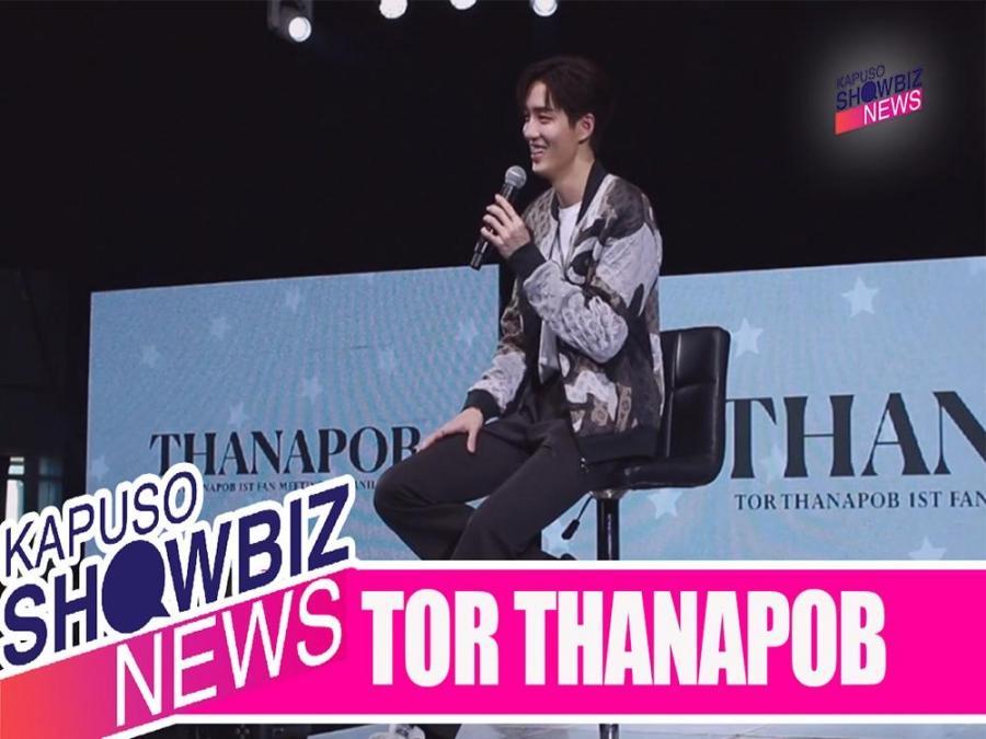 Kapuso Showbiz News: Tor Thanapob answers questions from PH press and ...