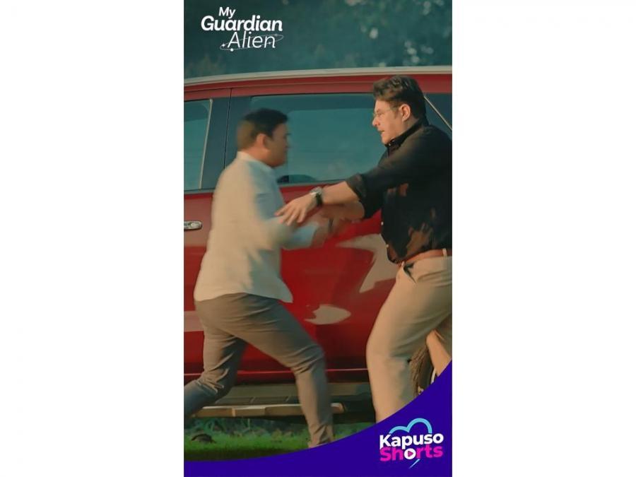 Ang bugbugan nina Carlos at Cepheus! #shorts | My Guardian Alien | GMA ...