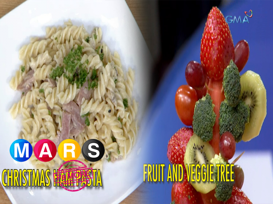 Mars Pa More: Healthy Fruit and Veggie Tree with Ham Pasta recipe from ...