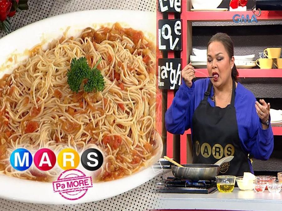 Mars Pa More: Ms. Tetchie Agbayani shares her tomato pasta with bell ...