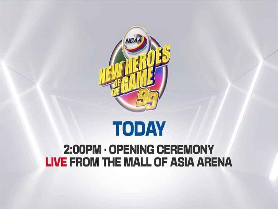 Catch the NCAA Season 99 launch today at 2PM! | Teaser