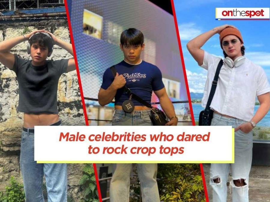On the Spot: Male celebrities who dared to rock crop tops | GMA ...