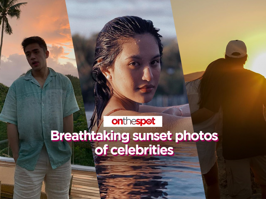 On the Spot: Breathtaking sunset photos of celebrities | GMA Entertainment