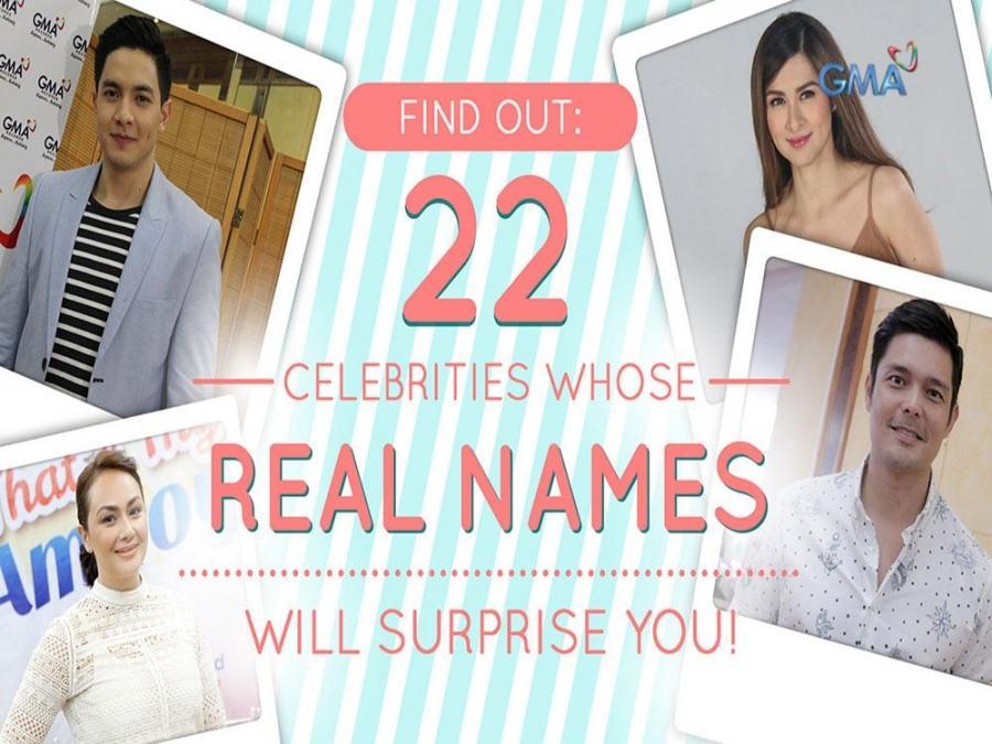 WATCH: 22 Celebrities Whose Real Names Will Surprise You (Part 1) | GMA ...