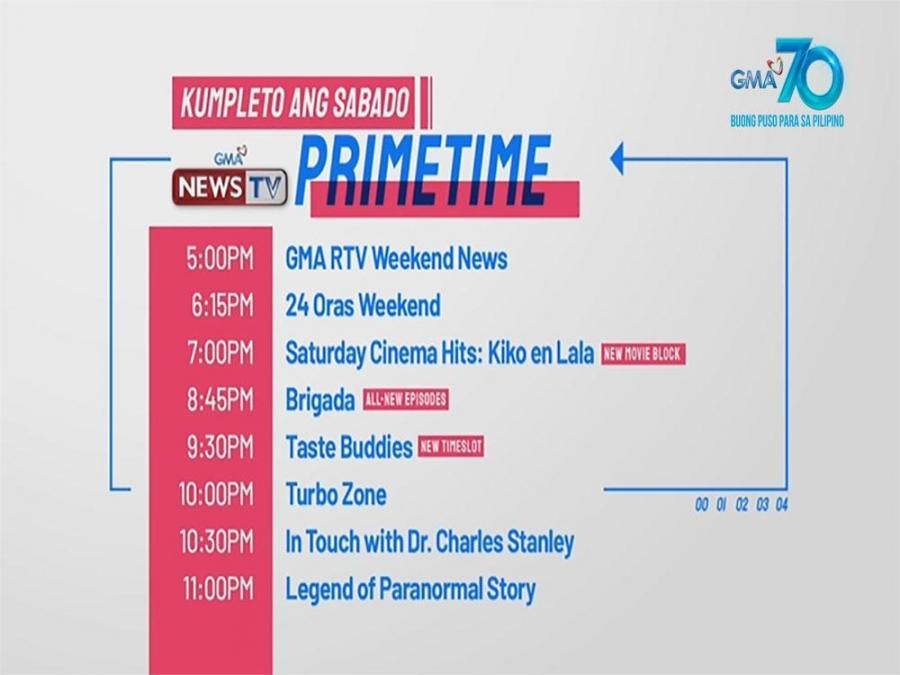 GMA News TV: Kumpleto ang Sabado nights simula September 19 | GMA ...