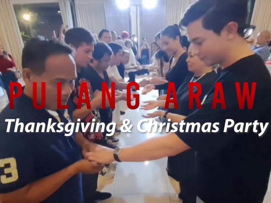 Pulang Araw Thanksgiving and Christmas party | Online exclusive | GMA ...