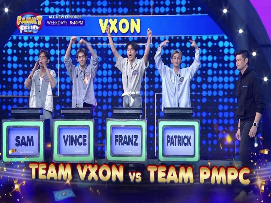 Family Feud: Team Vxon vs Team PMPC | GMA Entertainment