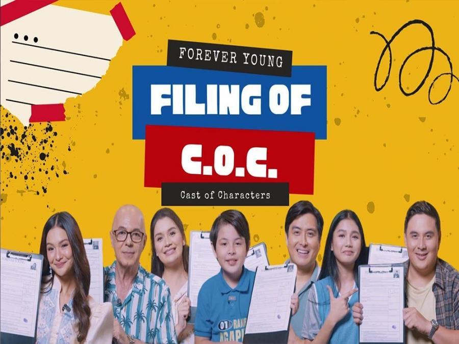 Forever Young: Filing of COC (Cast of Characters) Part 1 | Online ...