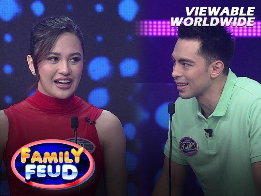 Family Feud: JULIE ANNE SAN JOSE, AYAW MAGPATALO KAY DERRICK MONASTERIO ...
