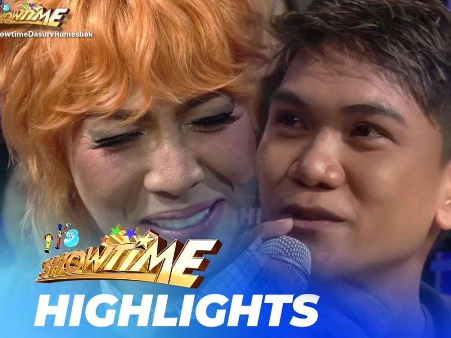 It's Showtime: Vensor, emosyonal na nagpasalamat sa pagsuporta ni Meme Vice (Tawag Ng Tanghalan ...