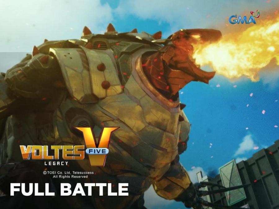 Voltes V Legacy: Voltes V vs Gamera (Full Battle) | GMA Entertainment