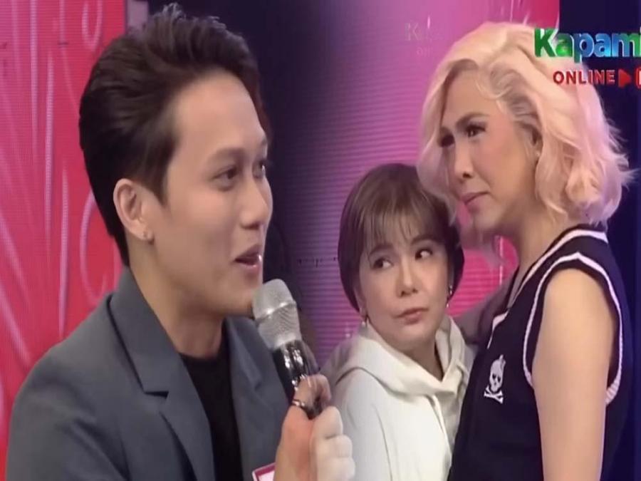 It's Showtime: Vice and Amy face and stare at Darl simultaneously ...