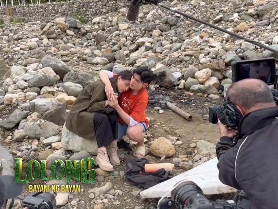 Behind the scenes: Sana kayo na lang talaga, Ricky at Rain! | Lolong ...