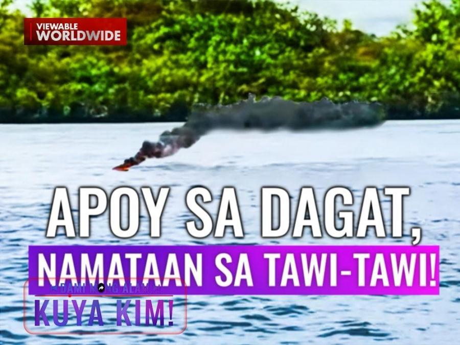 Lumiliyab na apoy, namataan sa gitna ng dagat?! | Dami Mong Alam, Kuya Kim! | GMA Entertainment