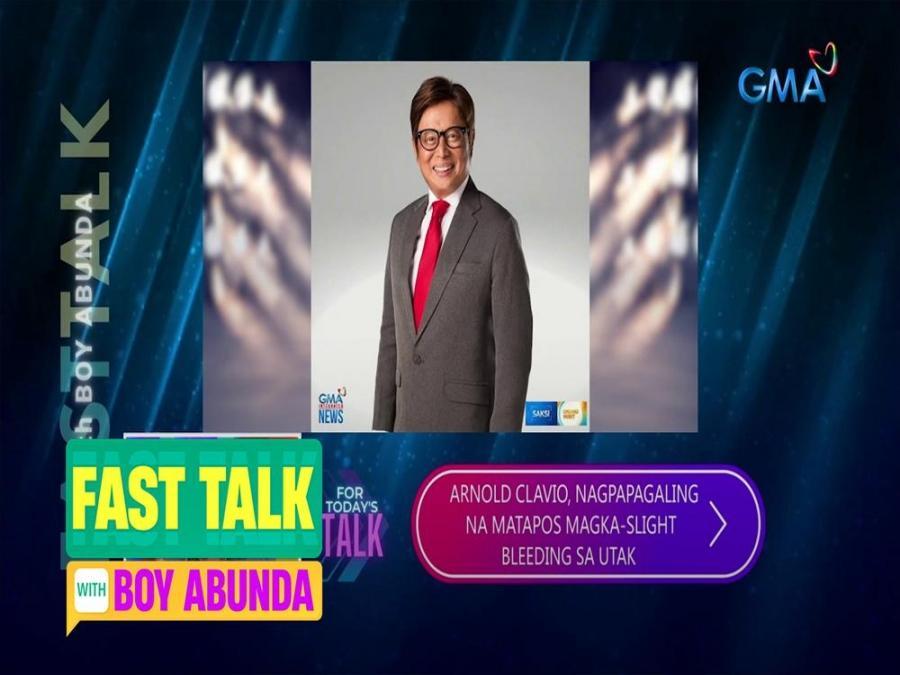 Fast Talk with Boy Abunda: Arnold Clavio, nagpapagaling na matapos ma ... Fast Talk with Boy Abunda: Arnold Clavio, nagpapagaling na matapos ma ...