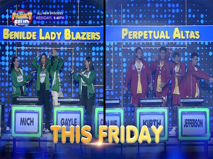 Family Feud: Benilde Lady Blazers vs Perpetual Altas | GMA Entertainment