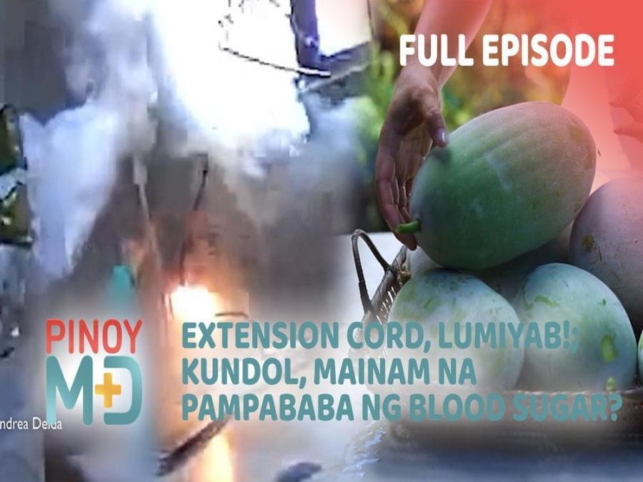 Extension cord, lumiyab!; Kundol, mainam na pampababa raw ng blood ...