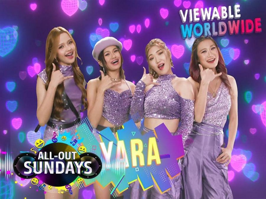 All-Out Sundays: P-Pop girl group na YARA, nagpakitang-gilas sa AOS ... All-Out Sundays: P-Pop girl group na YARA, nagpakitang-gilas sa AOS ...