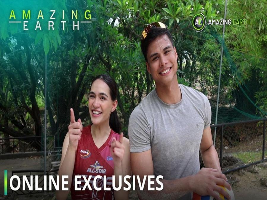 Amazing Earth: Beach volleyball showdown with John Vic and Angela Alarcon! (Online Exclusives ...
