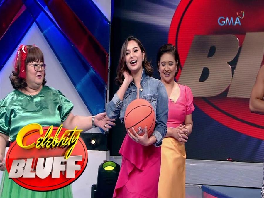 'Celebrity Bluff' Outtakes: Georgia, napasabak sa basketball! | GMA ...