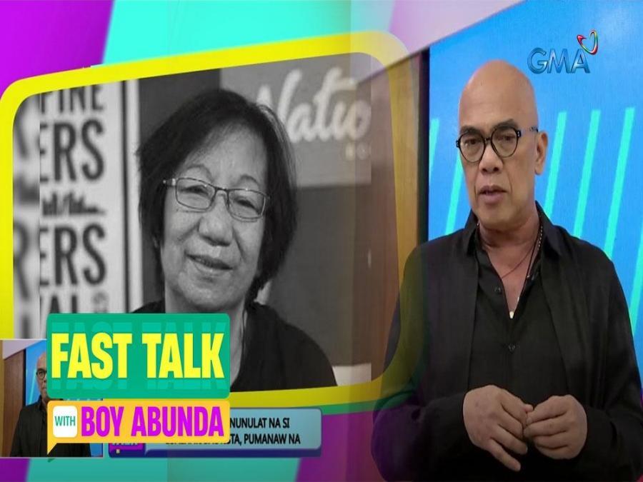 Fast Talk with Boy Abunda: Paalam, Lualhati Bautista (Episode 16) | GMA ...