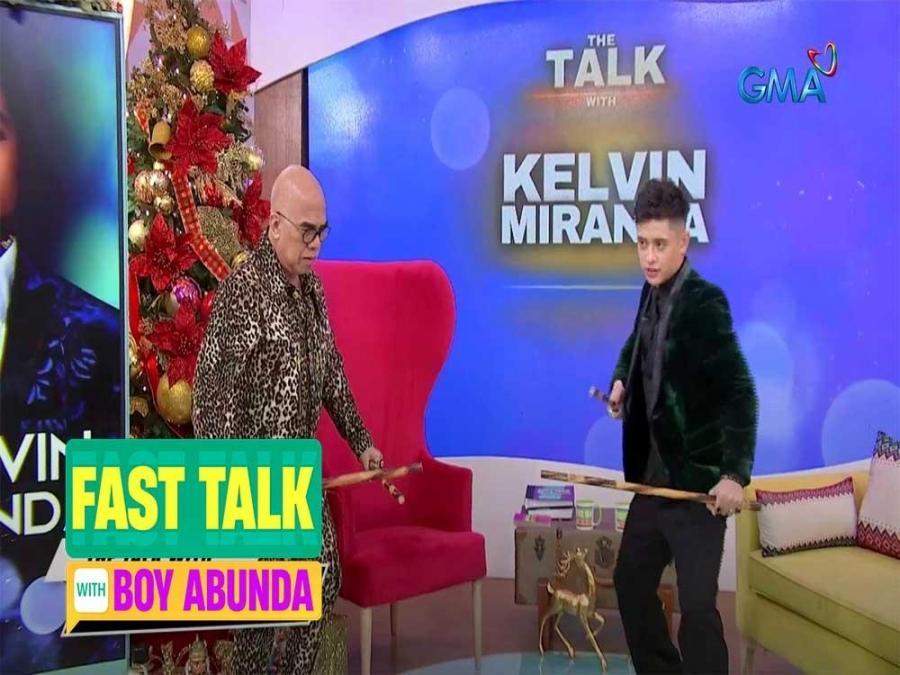 Fast Talk with Boy Abunda: Kelvin Miranda, nakipag-ESPADAHAN kasama si ...