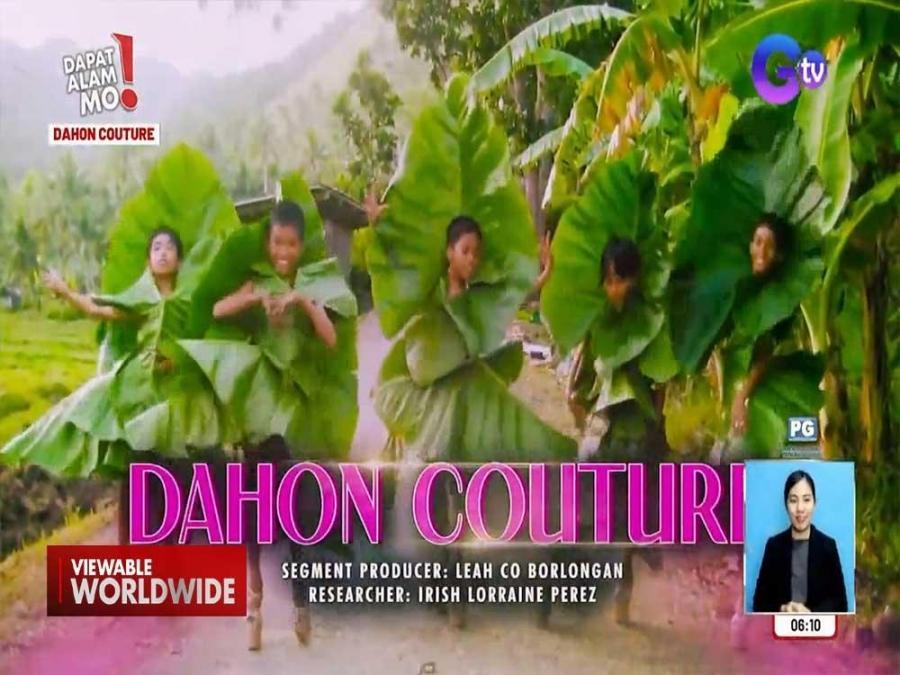 Dahon turned couture ng mga chikiting sa Bohol, silipin! | Dapat Alam Mo!